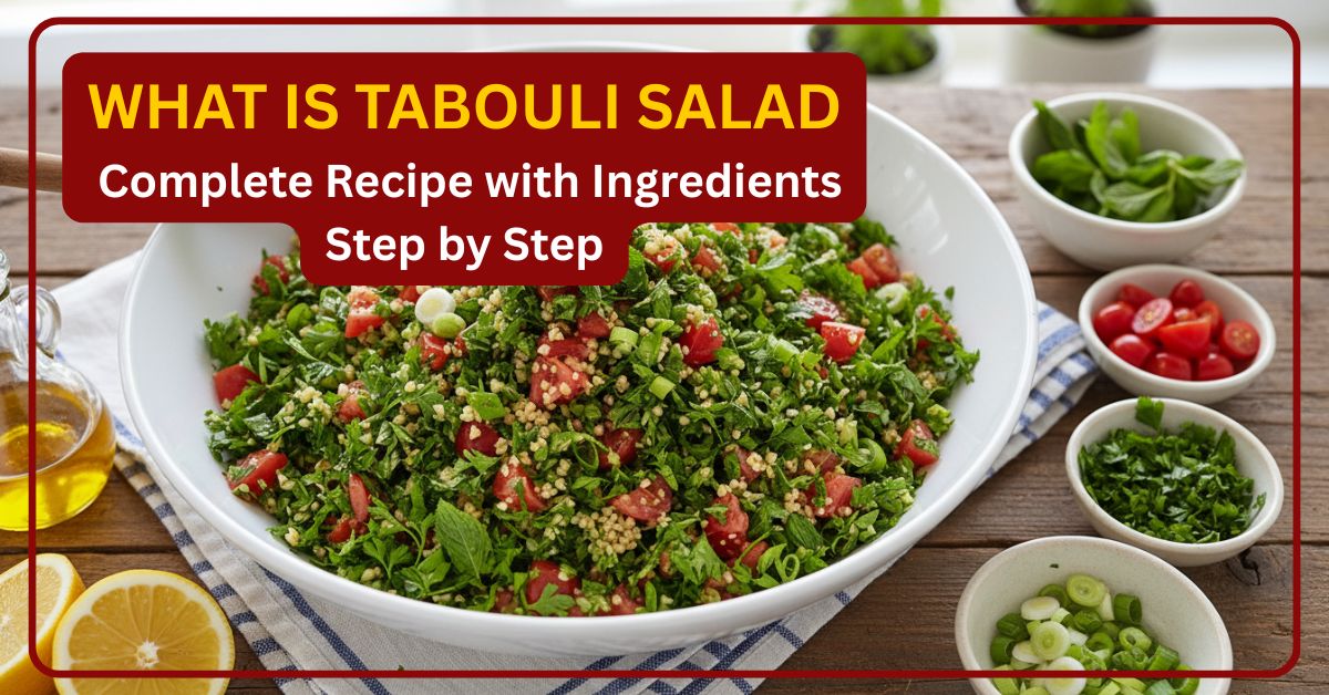 What is Tabouli Salad – Complete Recipe with Ingredients – Step by Step ...